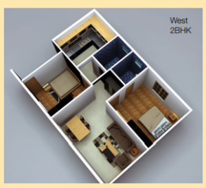 LakeView Isometric View West - Modi Builders